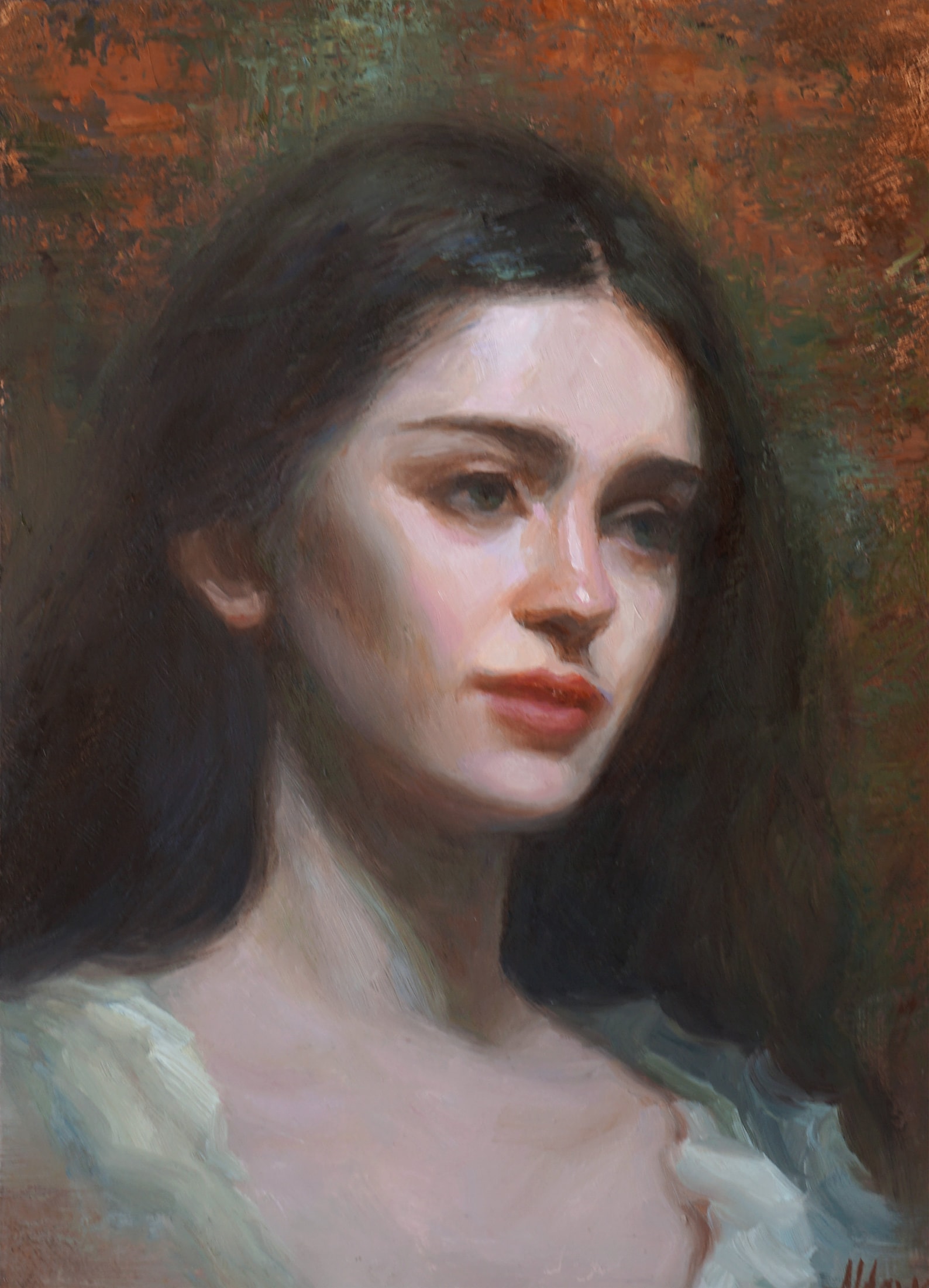 Portrait of Woman, Young Woman Painting, "portrait of Ellie", Realistic ...