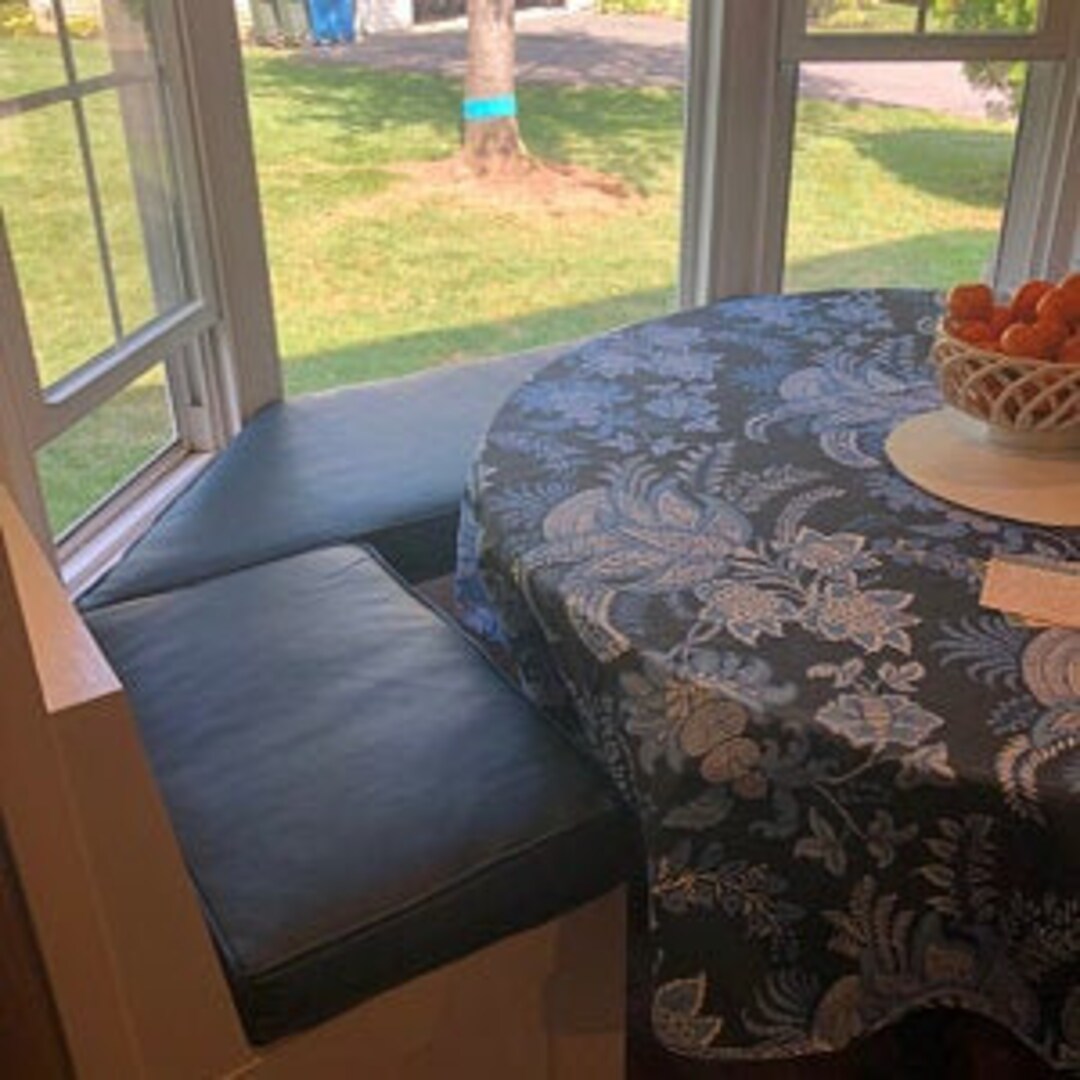 Custom Cushions, Boxed Cushion Covers Vinyl Cushions Vinyl Covers, Blue ...