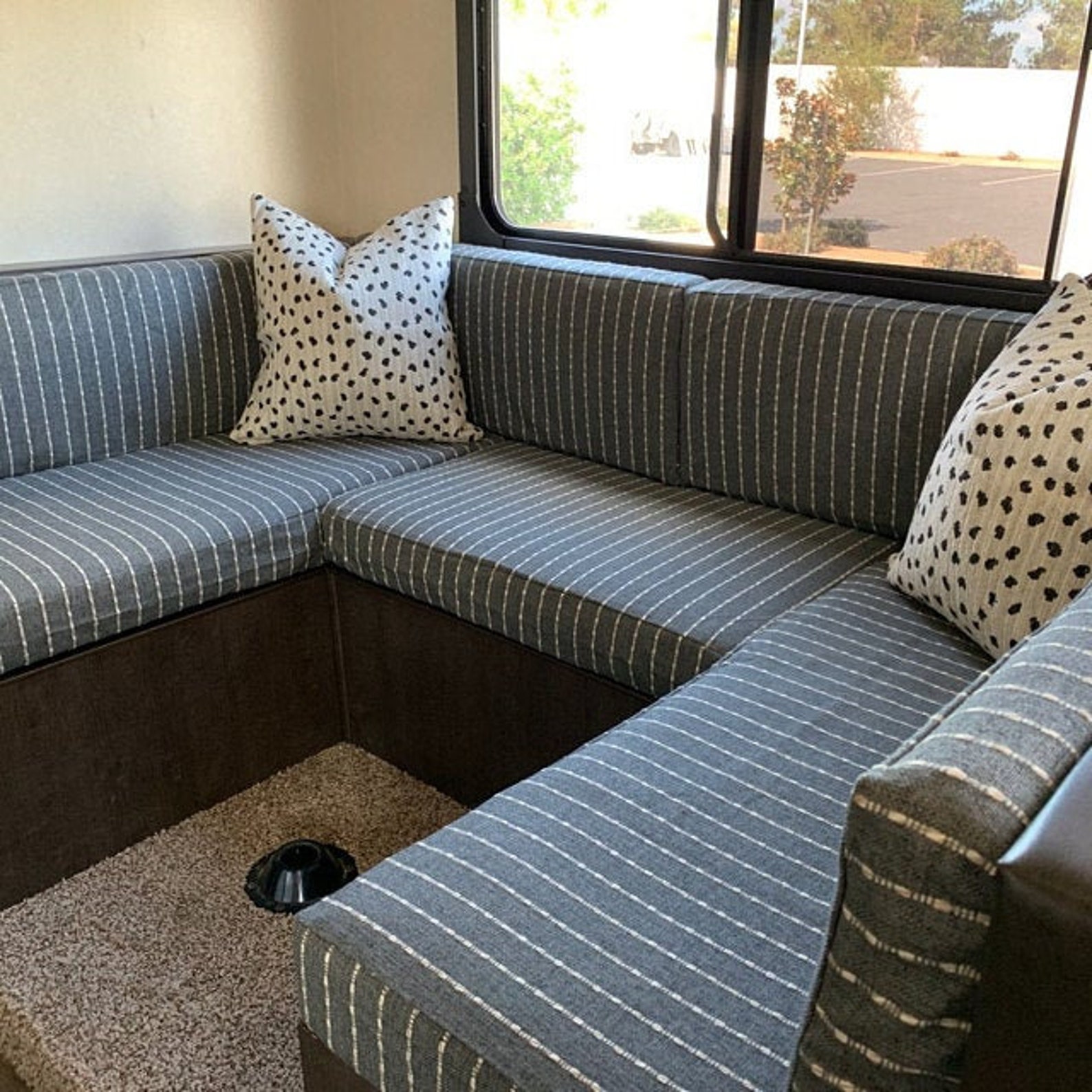 Custom RV Cushion Cover: Stain Resistant Upholstery, Motorhome ...