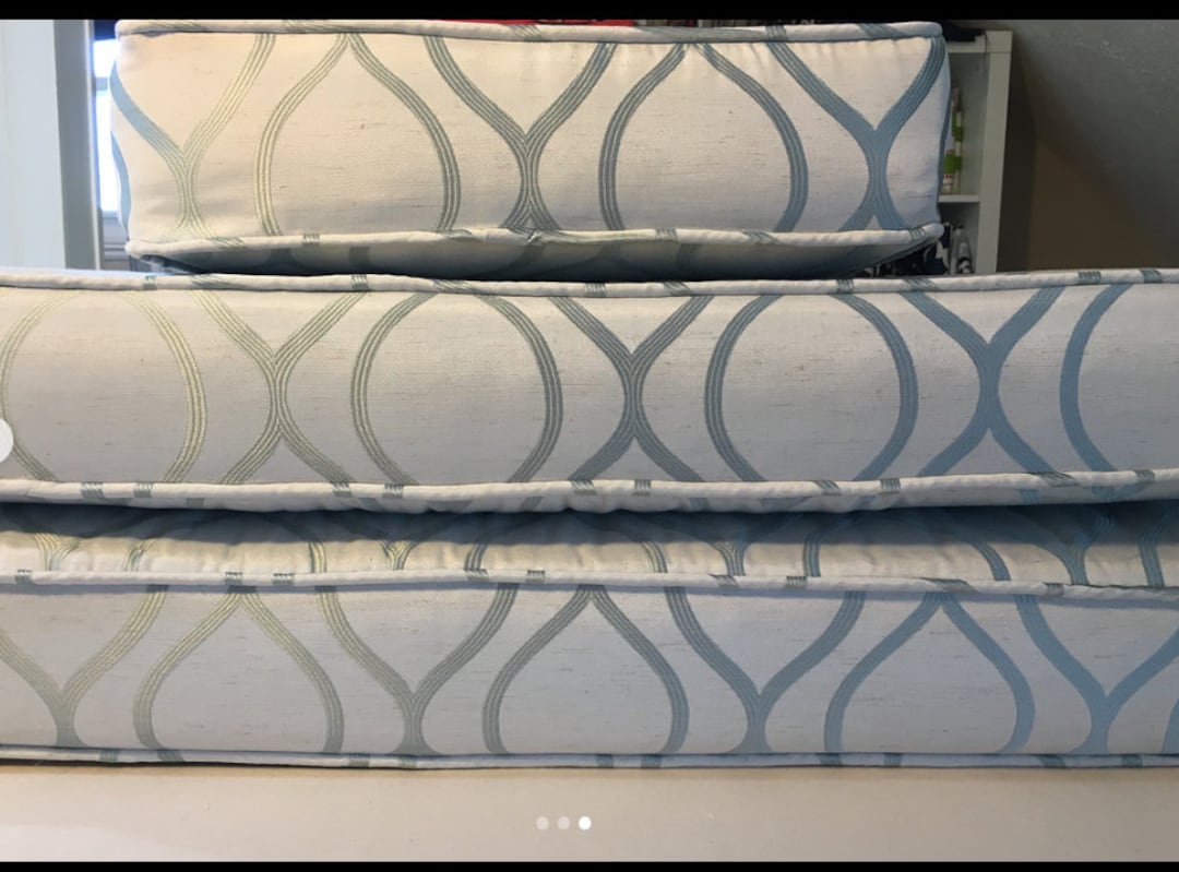 Custom Boxed Cushions: Fabric or Customer's Own Material - Etsy