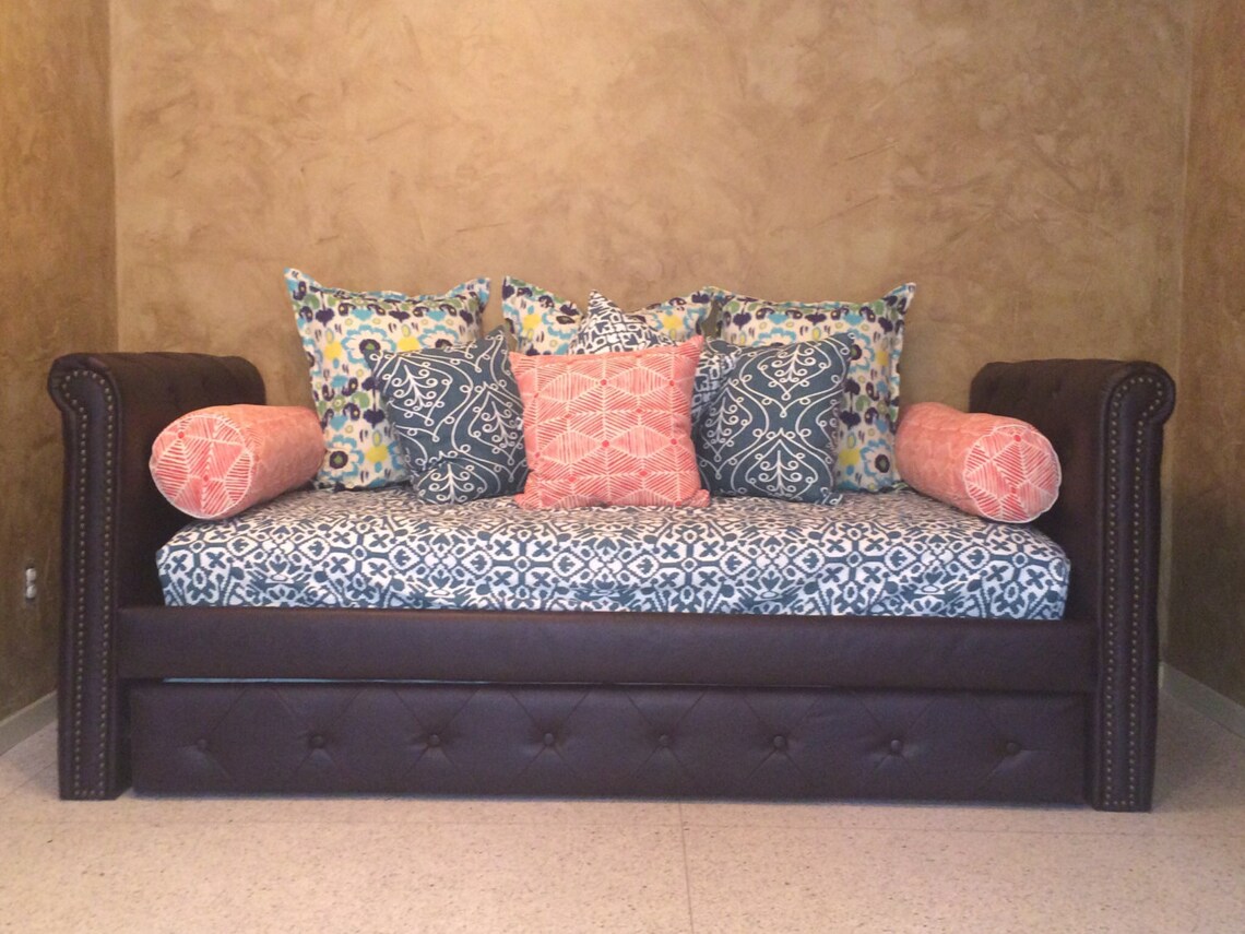 Fitted Daybed Cover: Custom Cotton Duck Fabric, Twin/full Size - Etsy