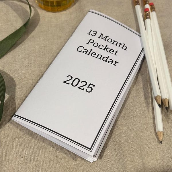 2026 Pocket Calendar - Etsy
