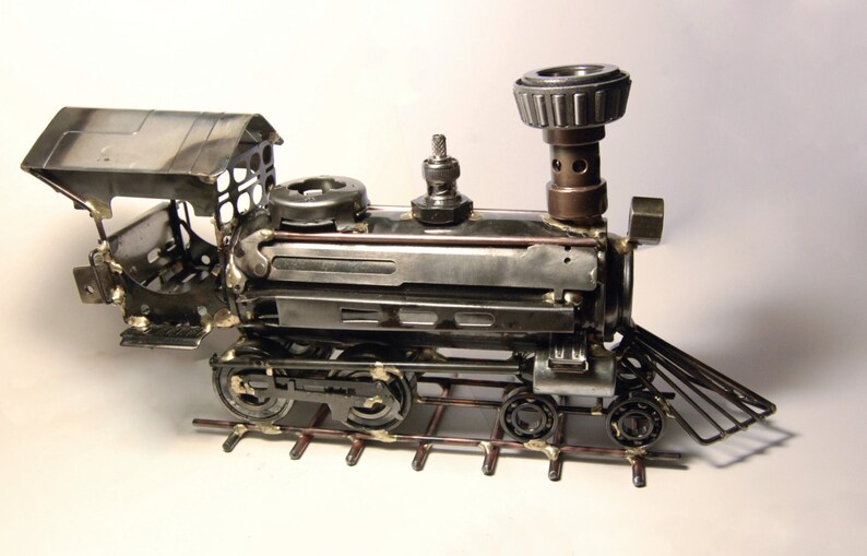 Steam Locomotive Sculpture - Etsy