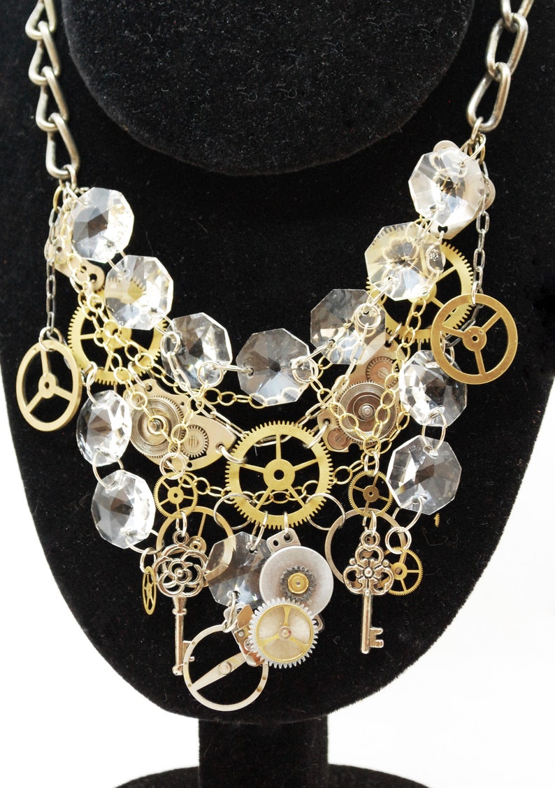 Clockwork Necklace - Etsy