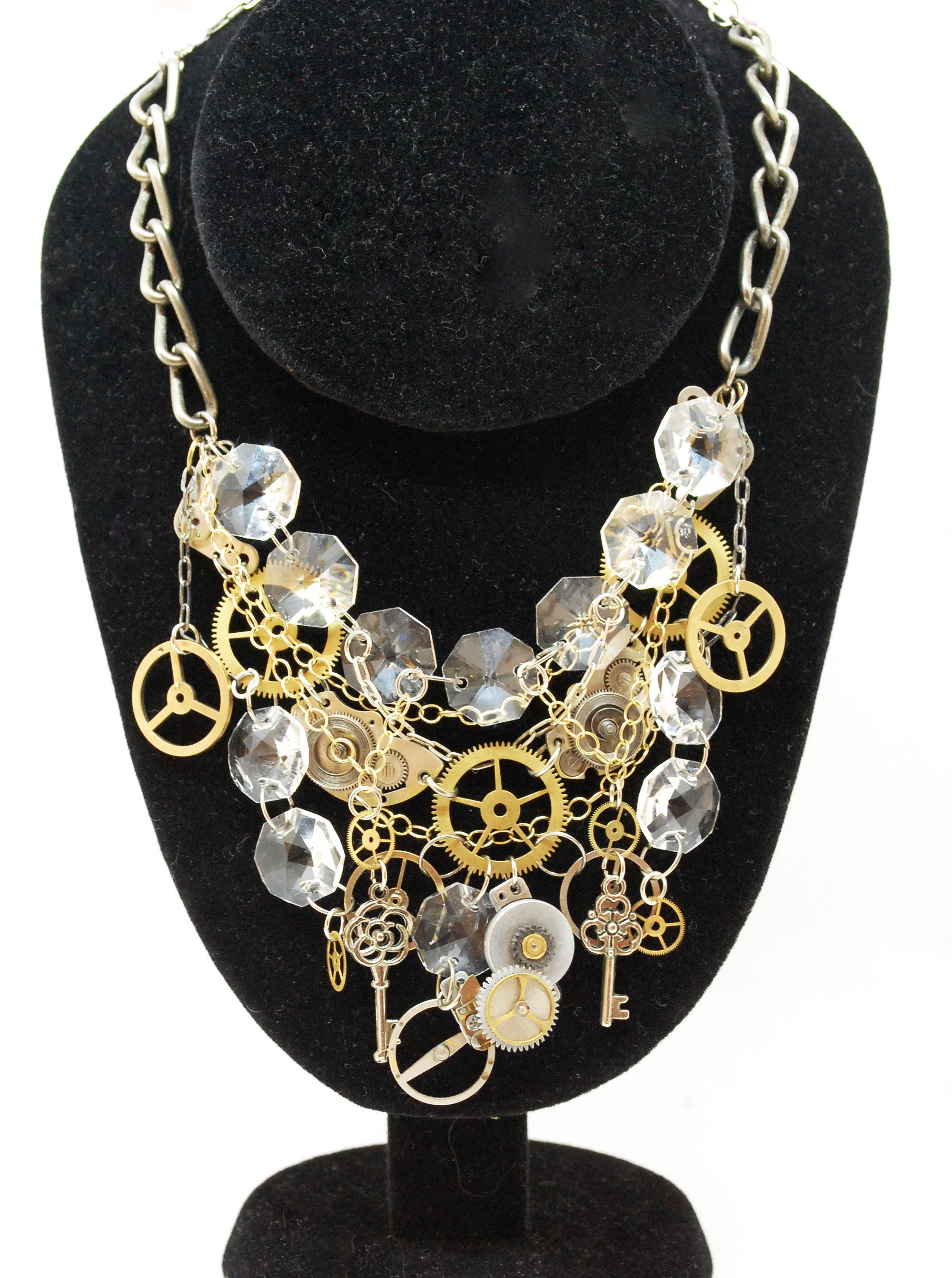Clockwork Necklace - Etsy