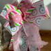 Colorful Pink Bow, Fun Bow, for a Child's Room, Party Decor, Wreath Bow ...