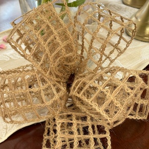 Rustic Bows, Farmhouse Bows for Decorating Your Home, on a Candle ...