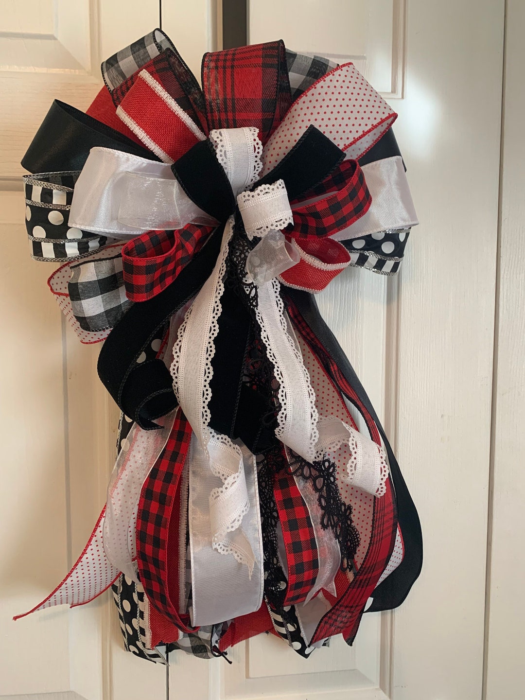 Super Large Bows for Your Door, Wreath, Swag, Lantern Bows, Decor Party ...