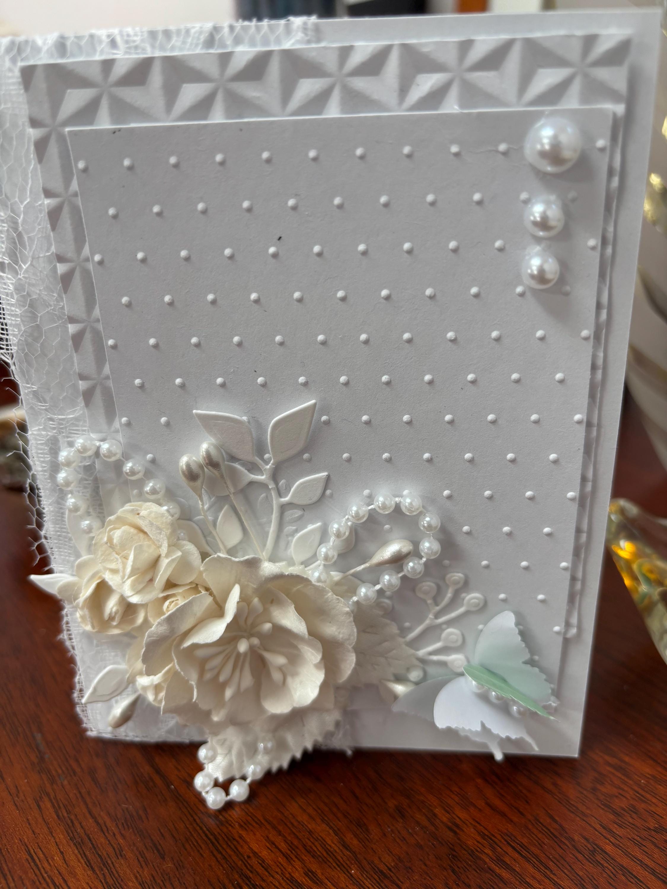 3D Embossed Flower Cards With Handmade Box (set of 6) - Etsy