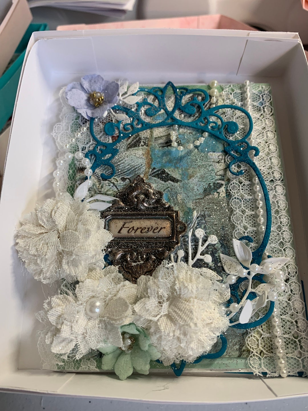 Shabby Chic Cards, Sympathy Card, Birthday Card, Hello Card, Thinking ...