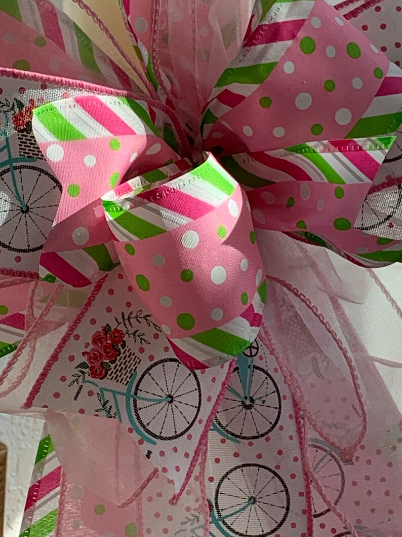 Colorful Pink Bow Fun Bow for a Child's Room Party - Etsy