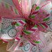 Colorful Pink Bow, Fun Bow, for a Child's Room, Party Decor, Wreath Bow ...