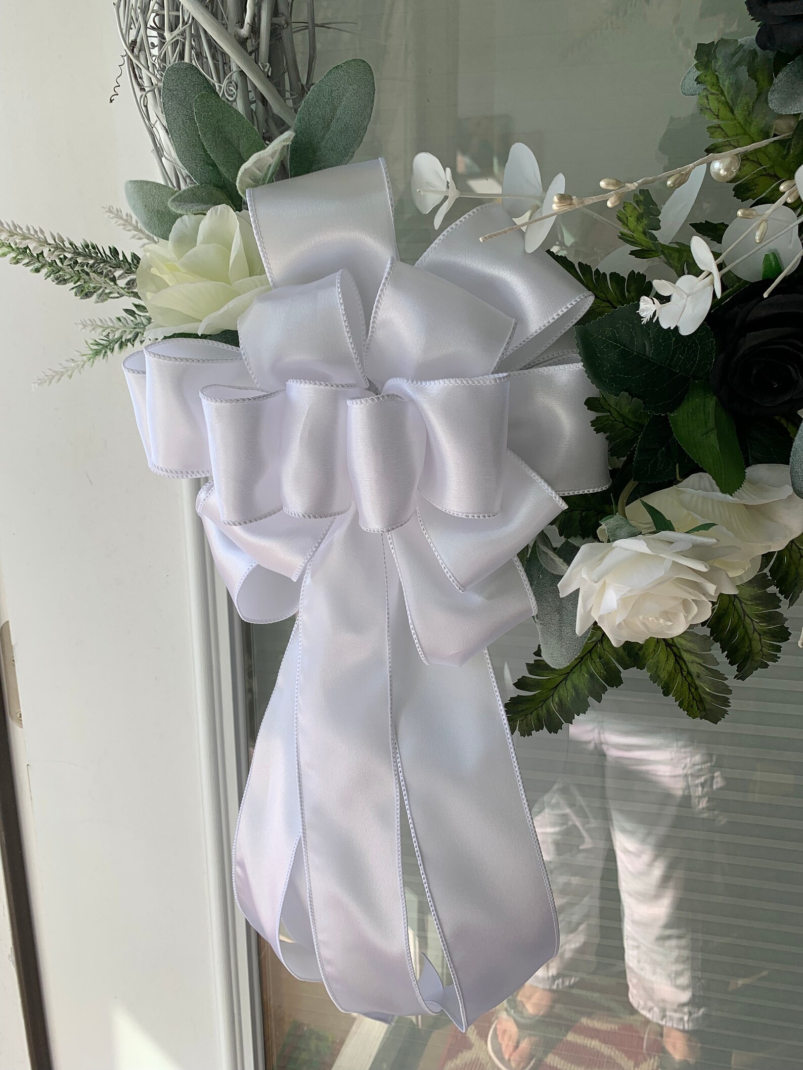Wedding Bows With Elegance Pew Bows Basket Bows - Etsy