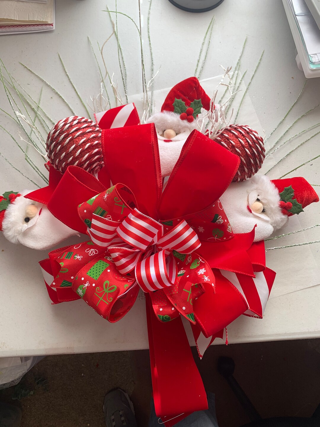 Santa Tree Topper, to Decorate Your Home for the Holidays. Santas Will ...