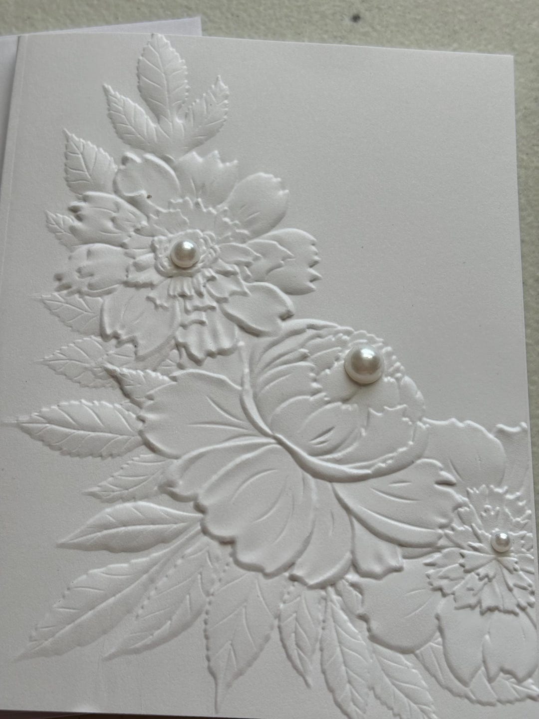 3D Embossed Flower Cards With Handmade Box (set of 6) - Etsy
