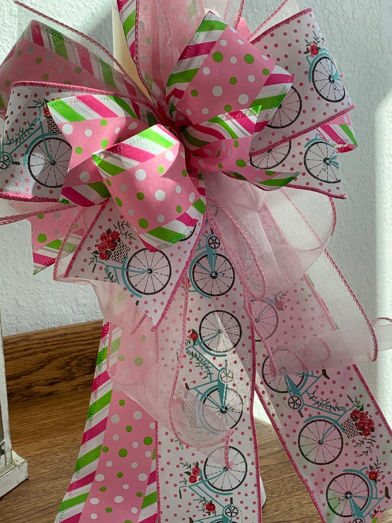 Colorful Pink Bow Fun Bow for a Child's Room Party - Etsy