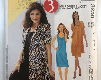 Butterick 6474 Sewing Pattern Uncut 2000s Misses Jacket Top Dress Skirt ...