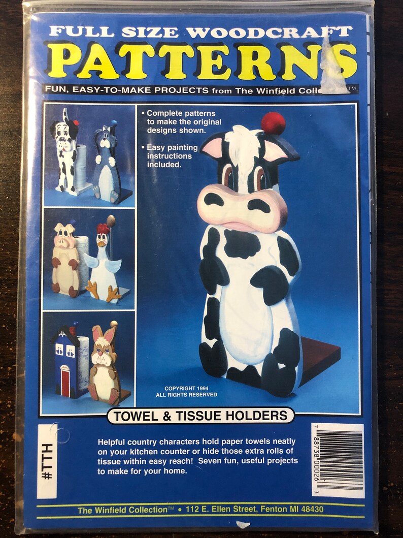 Winfield Collection Woodcraft Patterns: Giant Snowflakes (full Size) - Etsy