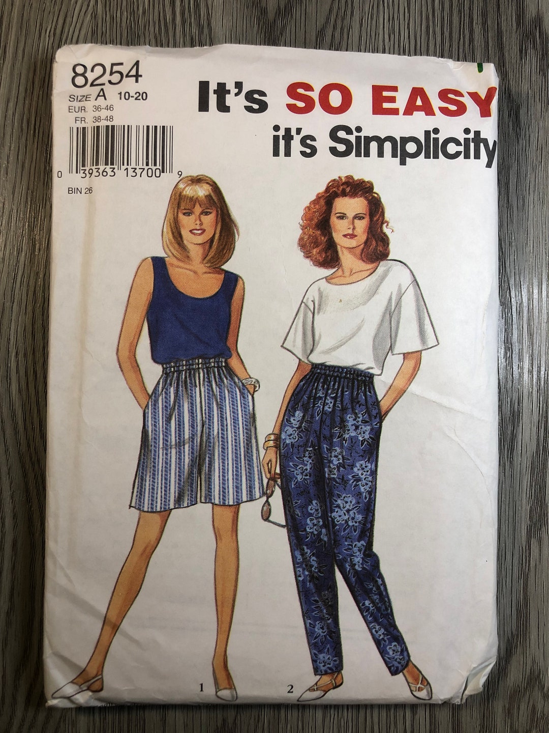 Simplicity 8254 Sewing Pattern UNCUT Misses' Easy Sew - Etsy