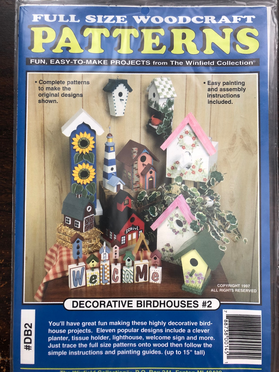 Full Size Woodcraft Patterns Winfield Collection Full Size - Etsy