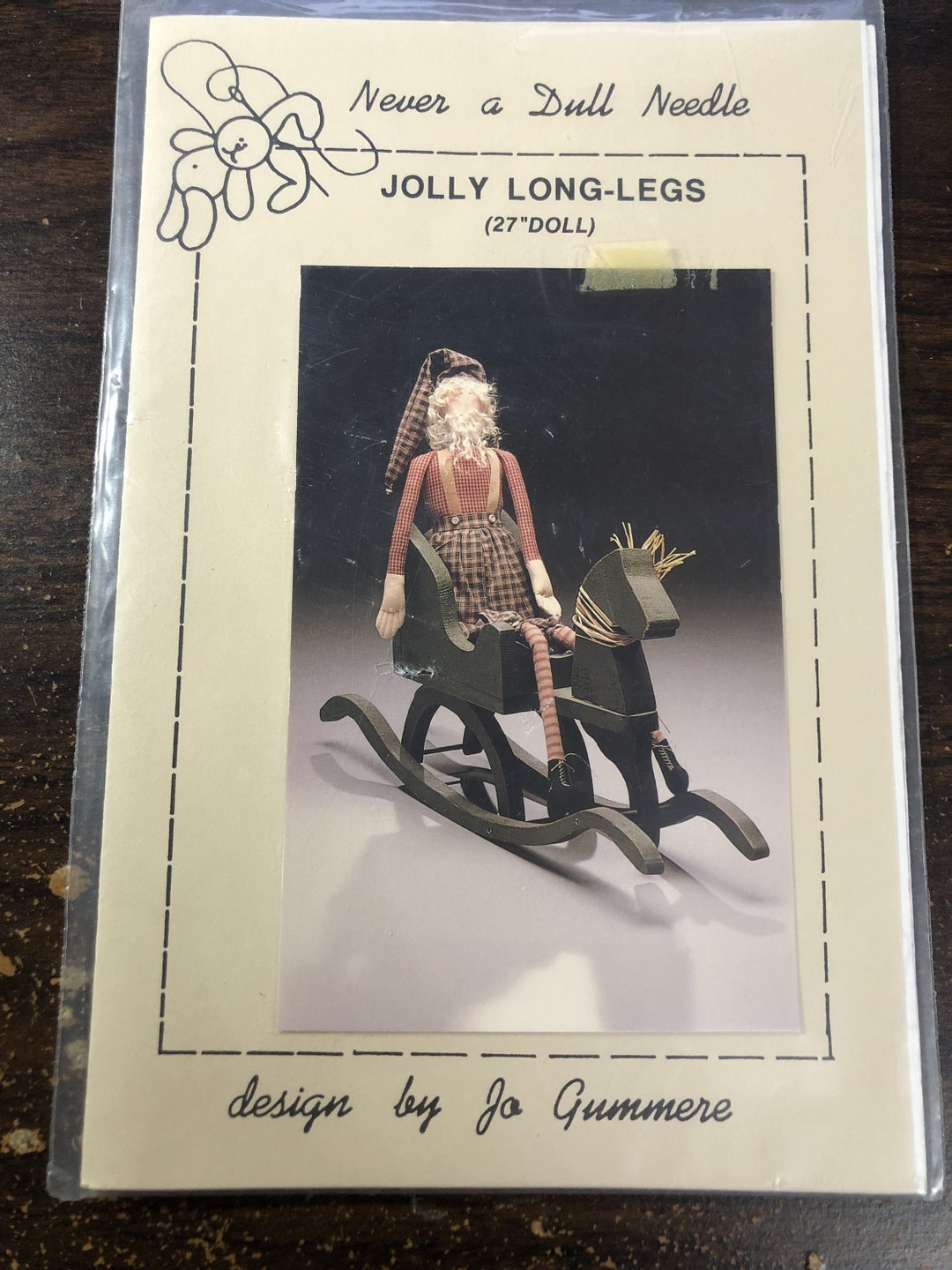 JOLLY Long Legs 27''DOLL Elf Doll Pattern 27 Inches Jolly Long Legs by ...