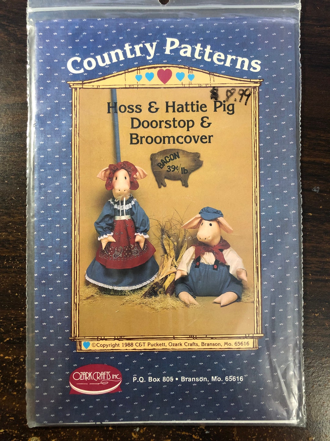 Country Patterns Hoss Hattie Pig Vintage Uncut Sewing Craft Pattern ...