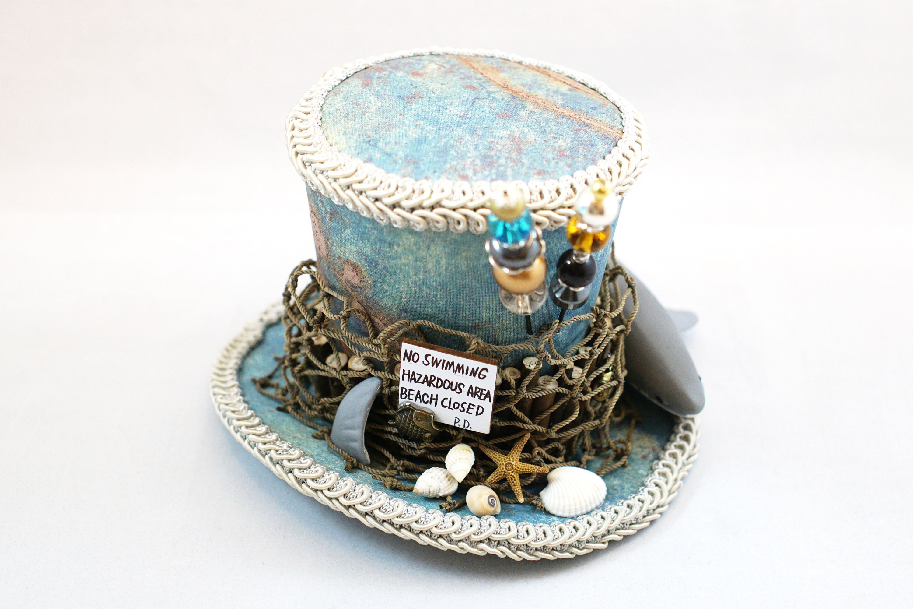 Jaws Mini Top Hat ,mini Top Hat ,tea Party Hat,mad Hatter,mini Top Hat ...