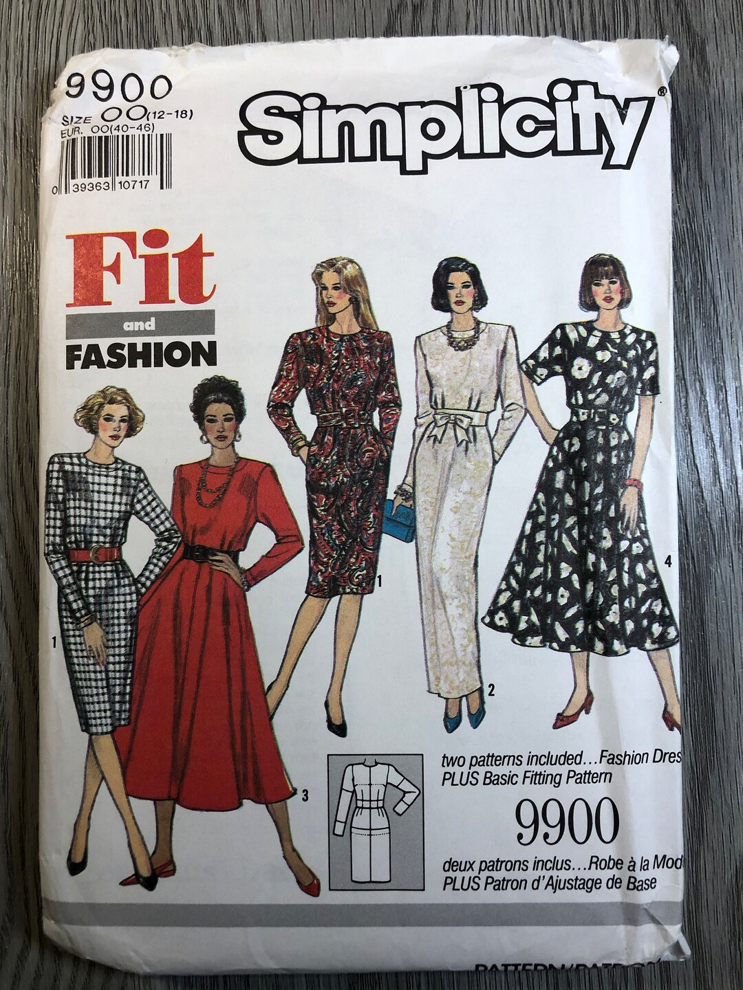 SIMPLICITY 9900 Basic Fitting Dress and Fashion Dress in Three Lengths ...