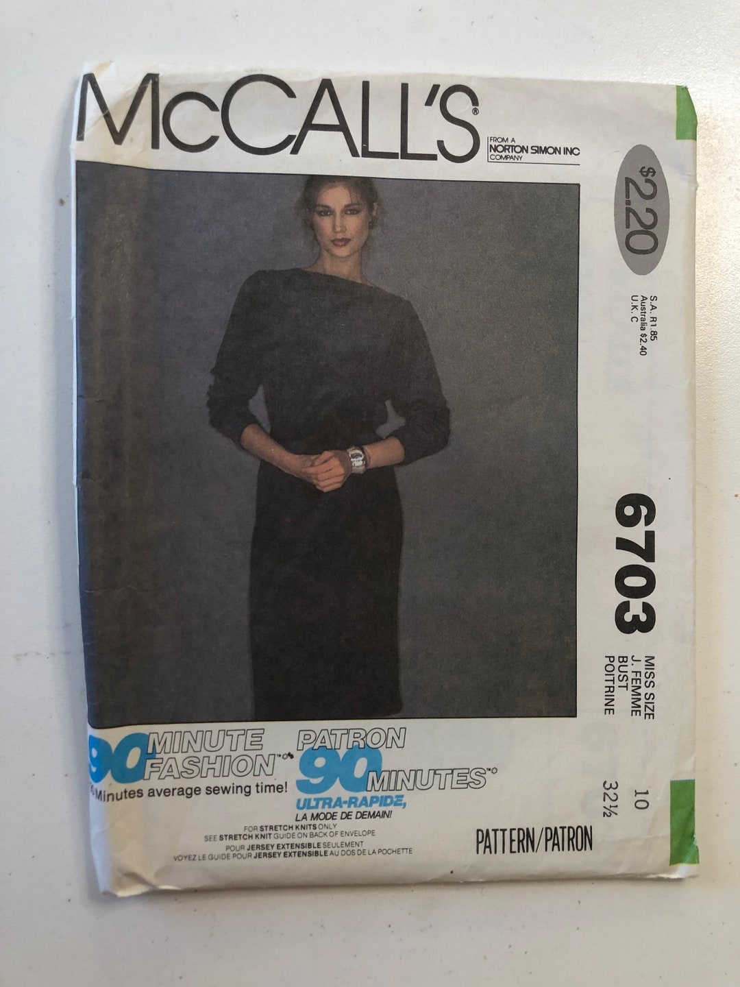 Mccall's 6703 Sewing Pattern Uncut Vintage 70s Pattern - Etsy