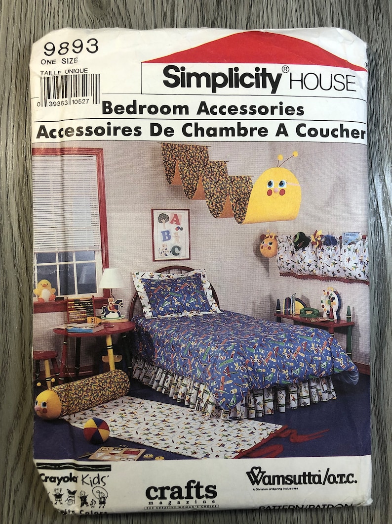 Simplicity Sewing Pattern: Baby Basics Crib Accessories 8722 & 9893 - Etsy