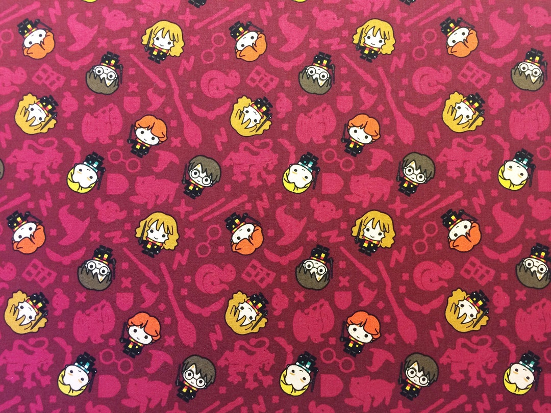 Magic Character, Comic Pattern, Fabrics, 100% Cotton - Etsy