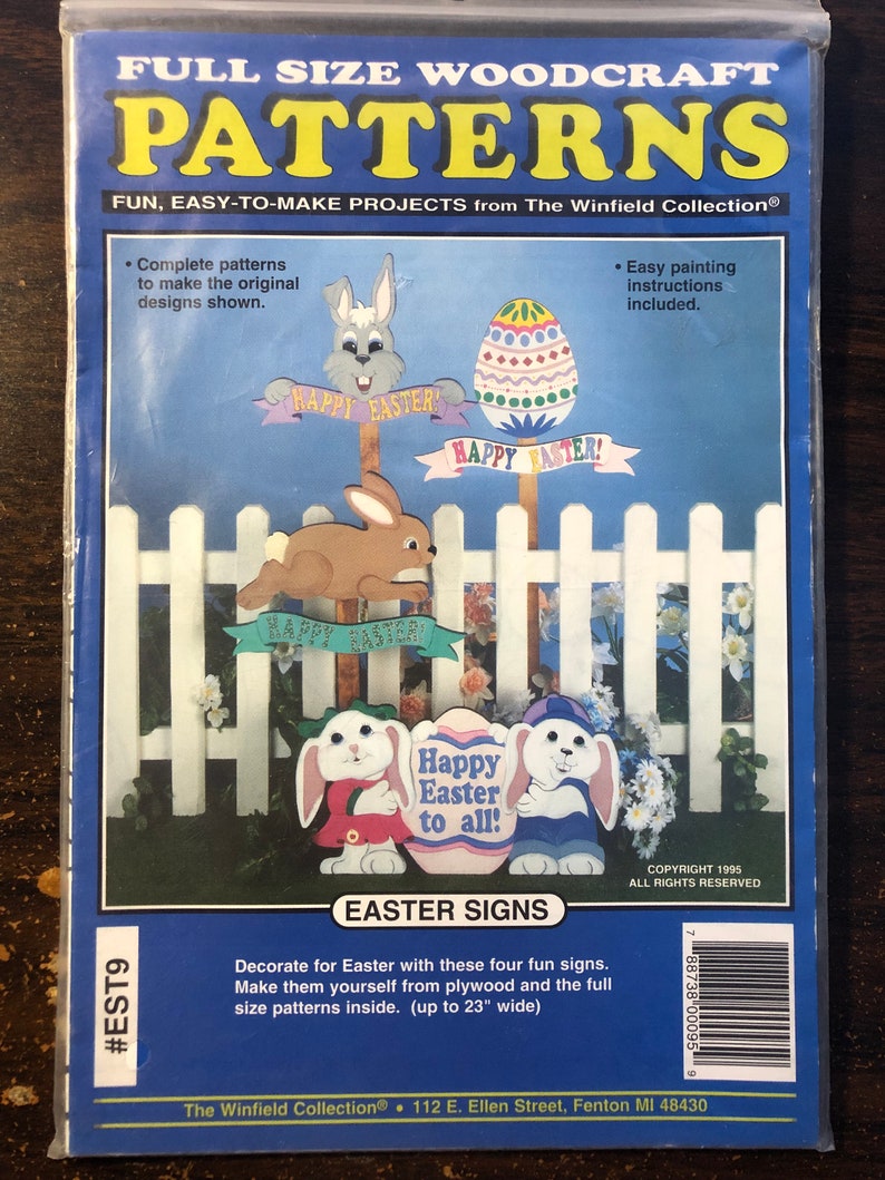 Full Size Woodcraft Patterns Winfield Collection Full Size - Etsy