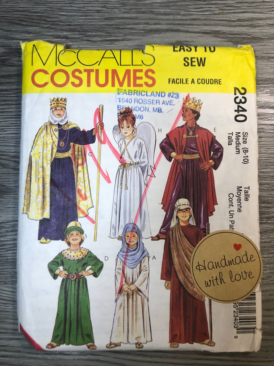 Mccall's M7212 Children's, Girls' Costumes / Mccall's 2340 Childs ...
