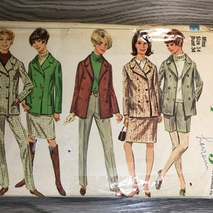 Simplicity 8624 Misses' Jacket Skirt and Pants Size 16-20 / Simplicity ...