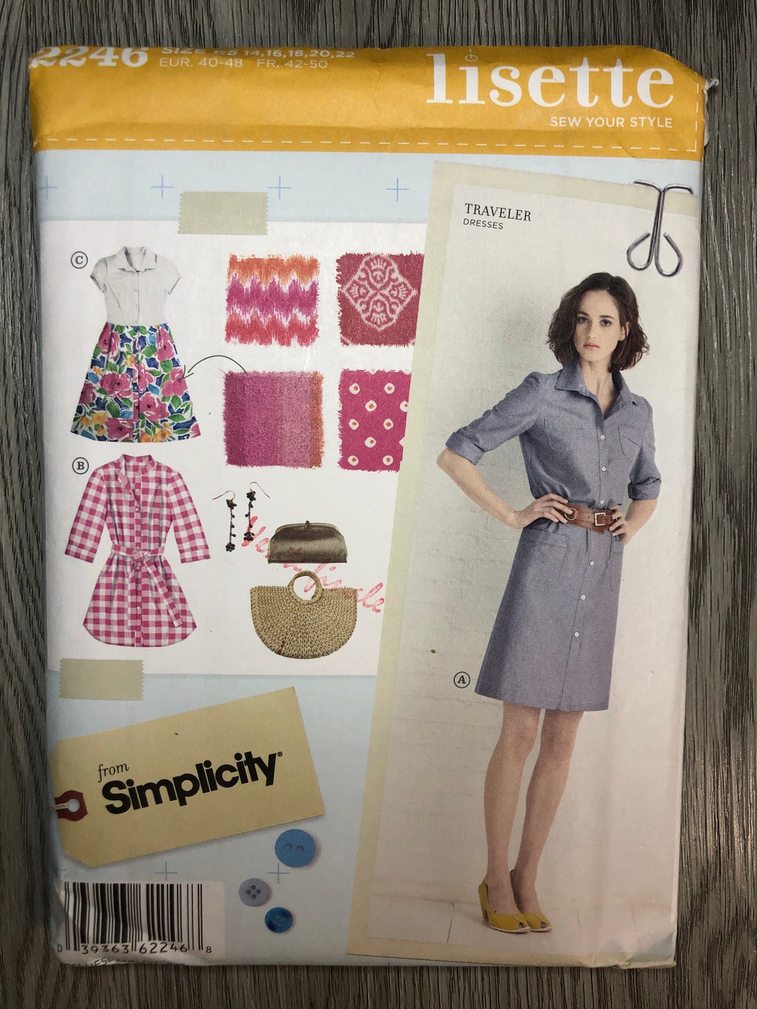 Simplicity2246 Shirt Dress Pattern Shirtdress Pattern, Lisette Pattern /simplicity 7660 Misses ...