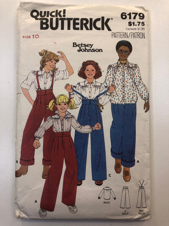 Butterick 6179 Sewing Pattern Uncut 1970s Betsey Johnson - Etsy