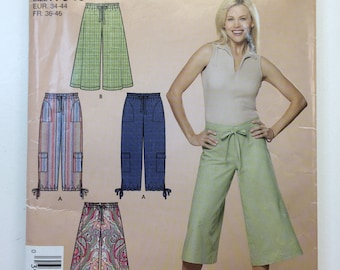 Simplicity 4234 Capri Sewing Pattern Wide Legged Guacho Cropped ...