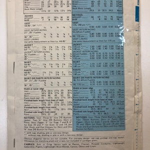 Vintage 1970s Butterick 4989 Sewing Pattern: Girls Vest, Jacket, Skirt ...