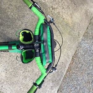 The "bar Bag" Bicycle Handlebar Bag Made From Repurposed Materials - Etsy