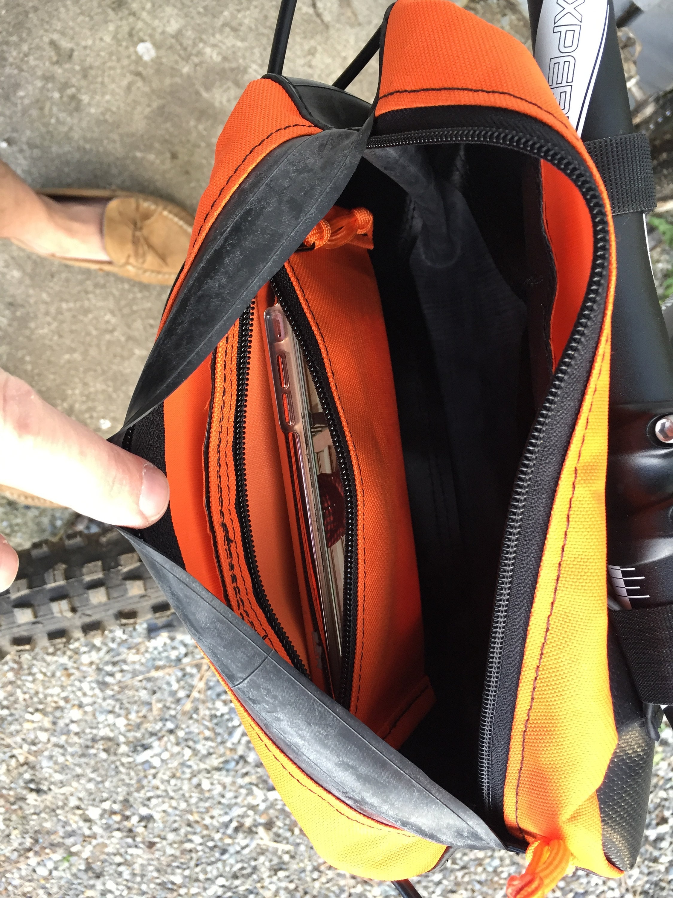 The bar Bag Bicycle Handlebar Bag Made From - Etsy