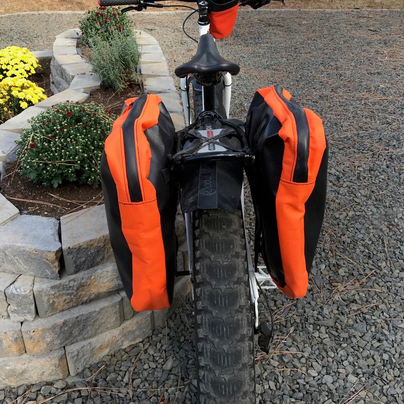 The rack Bucket Panniers for Your Bike's Rear - Etsy