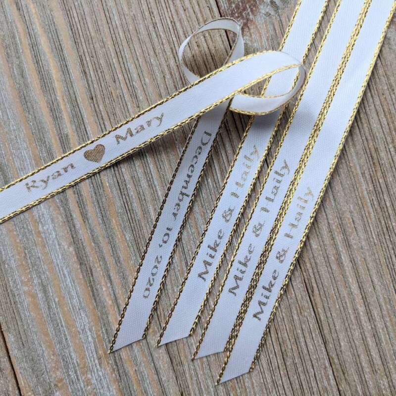 Personalized Ribbon for Favors - Etsy