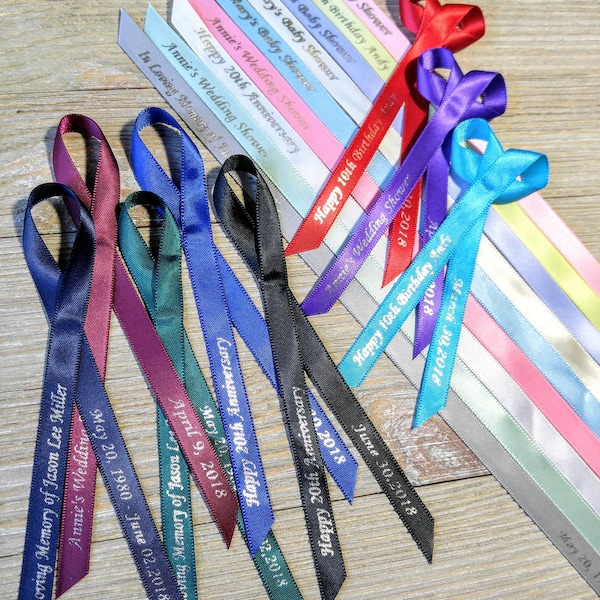 Personalized Ribbon for Favors - Etsy