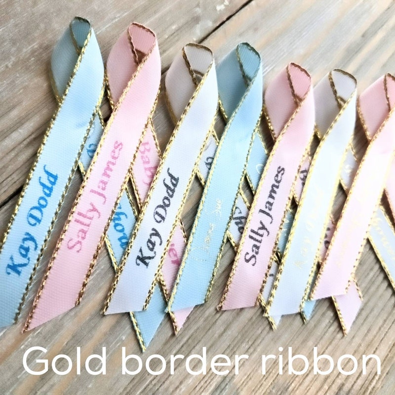 Gold Edge Ribbon - Etsy