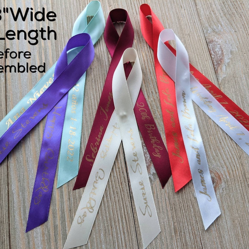 Personalized Ribbon - Etsy