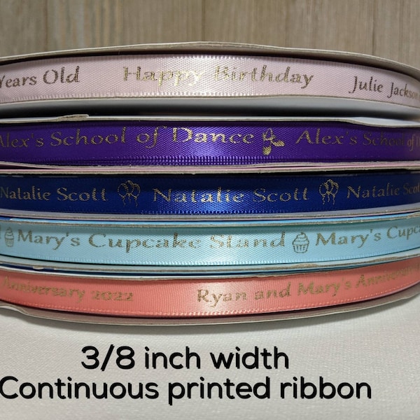 Personalized Ribbon - Etsy