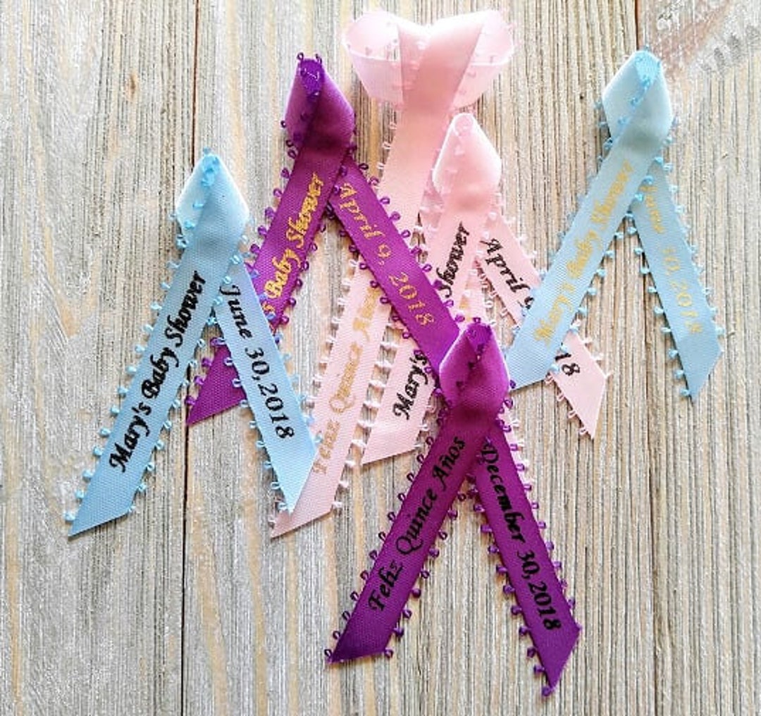 Personalized Mini Picot Ribbons for Any Event 3/8 Inches - Etsy