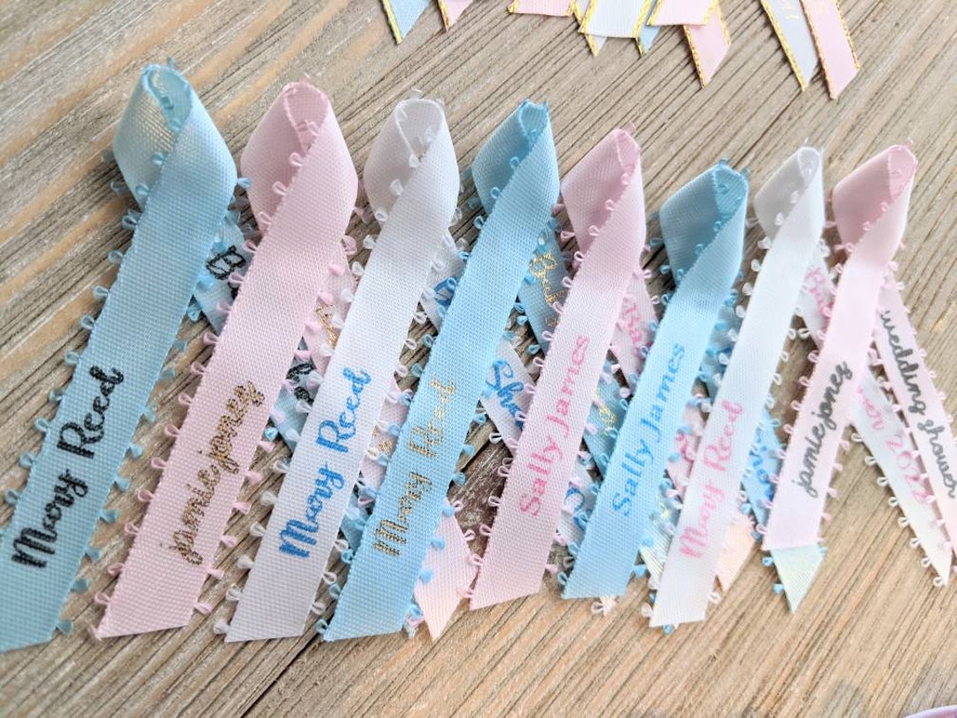 Personalized Mini Picot Ribbons for Any Event 3/8 Inches ...