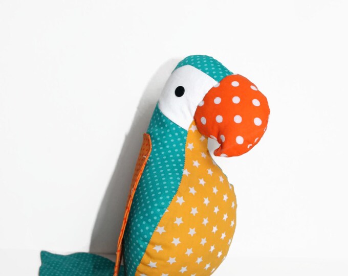 Parrot Plushie, Parakeet Plush Toy, Parrot Bird Soft Toy, Adventure ...