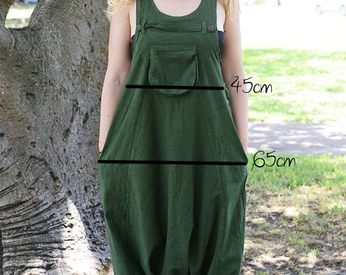 Funky Unisex Overalls Pure Cotton Overalls Loose Fitting - Etsy